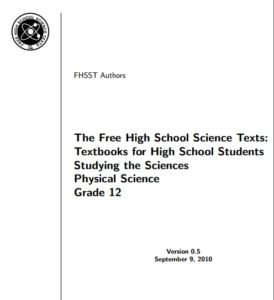 10 High School Physics and Physical Science Text Books - Best Ed Lessons
