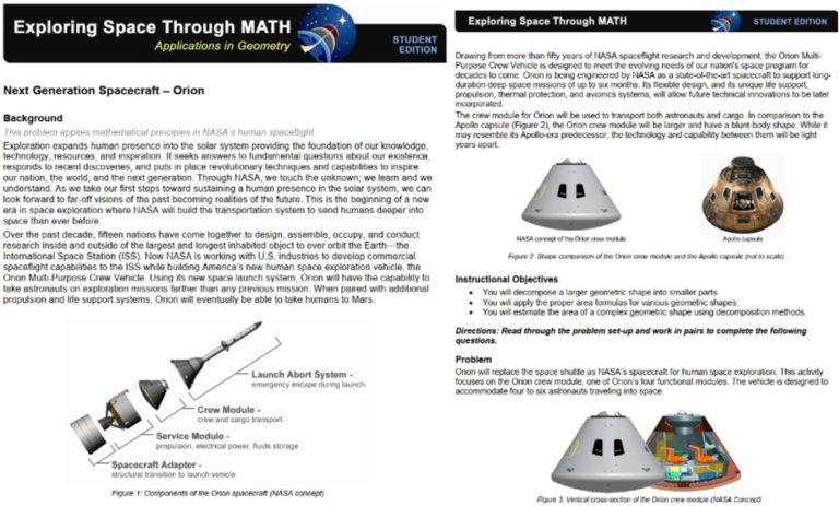 6 Geometry STEM Lessons from NASA - Best Ed Lessons
